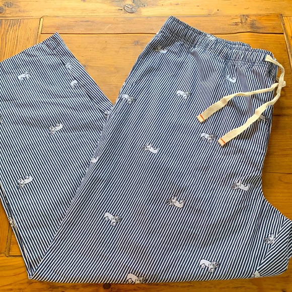 Joe Fresh | Pants | Mens Stripe Bulldog Print Pajama Pants By Joe Fresh ...